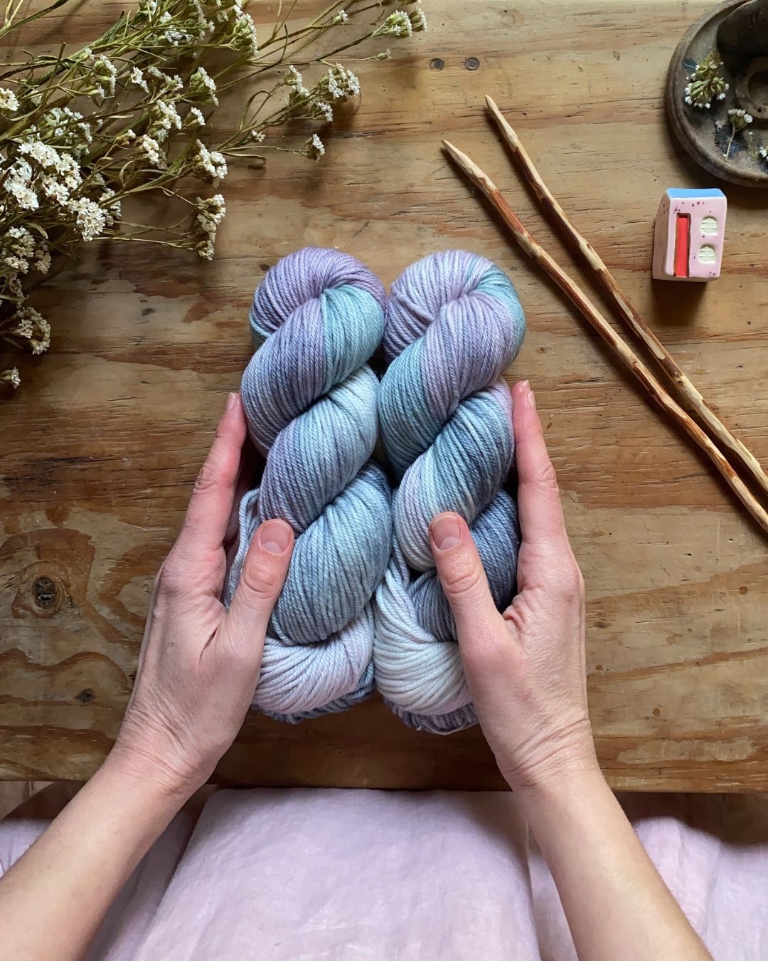 Fairy Wren Hop 8ply Yarn | Hand Dyed Yarn Australia – Augustbird